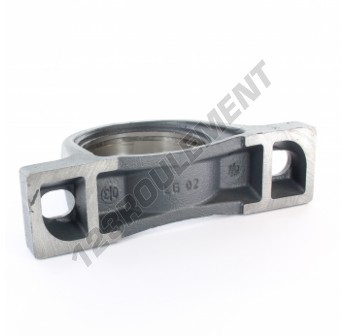 Housed bearing - 2 bolts gg-ase-10-ina | 123bearing